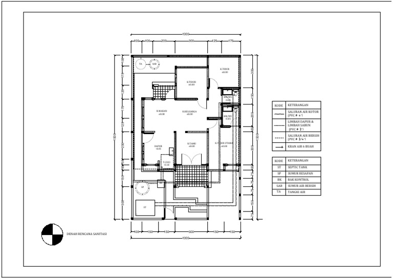 SANITASI ARUM Dwg-Model | PDF