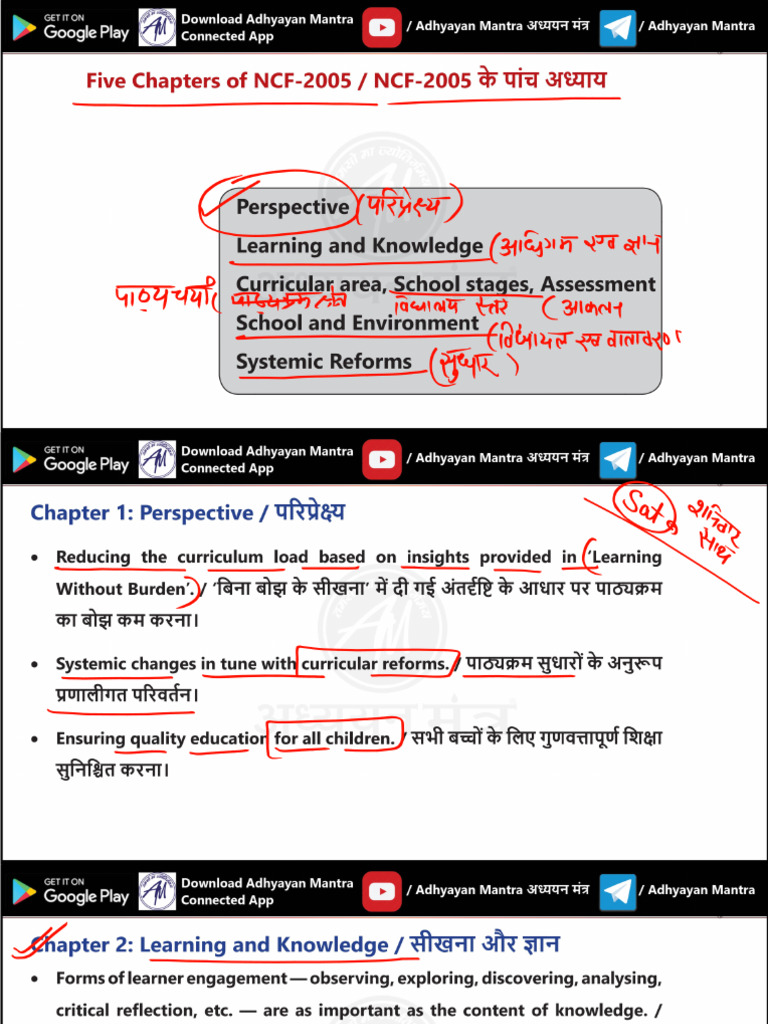 NCF 2005 2 by Rohit Sir | PDF