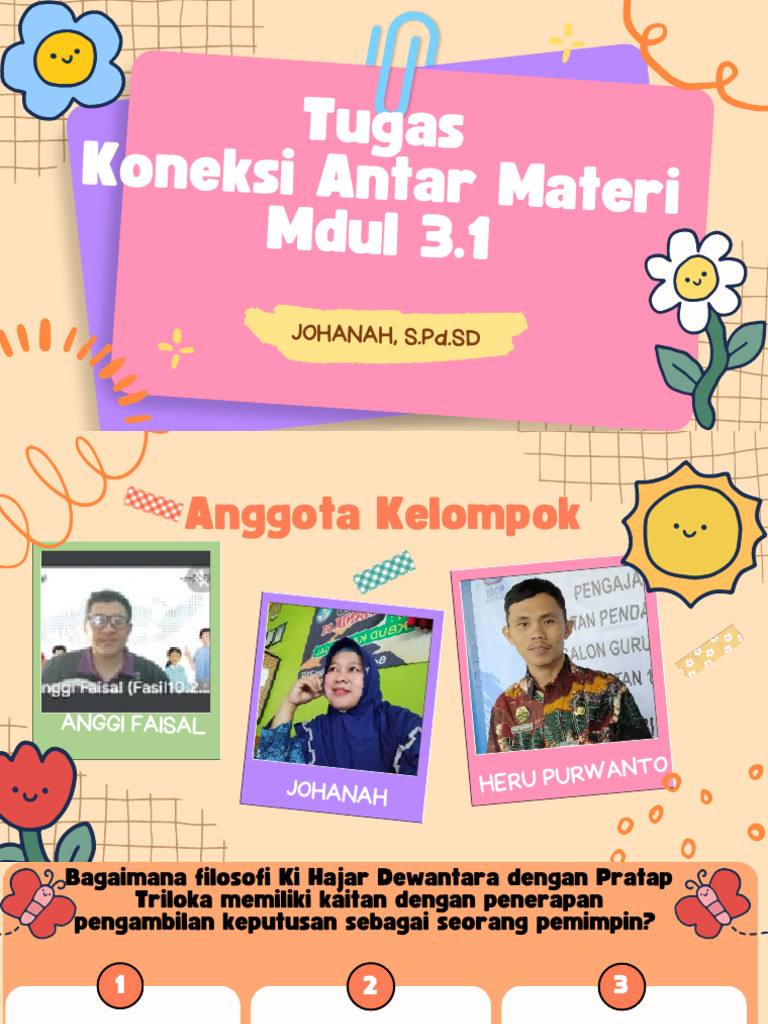 KONEKSI ANTAR MATERI MODUL 3.1. a.8.2 (JOHANAH) | PDF