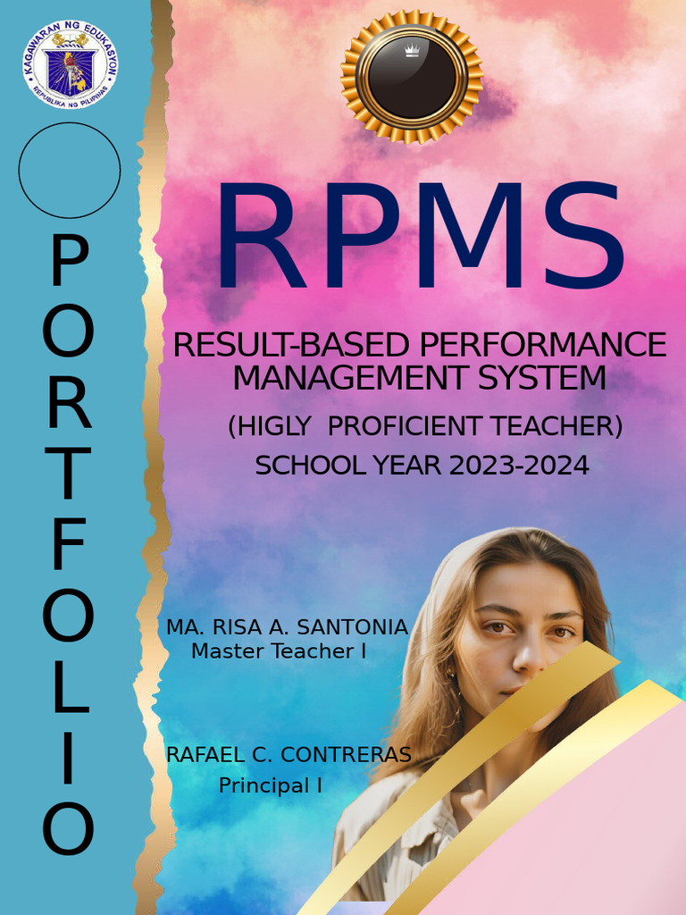 Rpms 2023-2024 Portfolio For Master Teacher | PDF