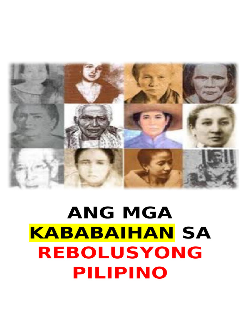 ANG MGA KABABAIHAN SA REBOLUSYONG PILIPINO | PDF