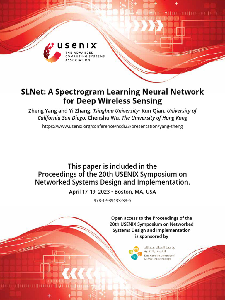 Nsdi23 Yang Zheng | PDF