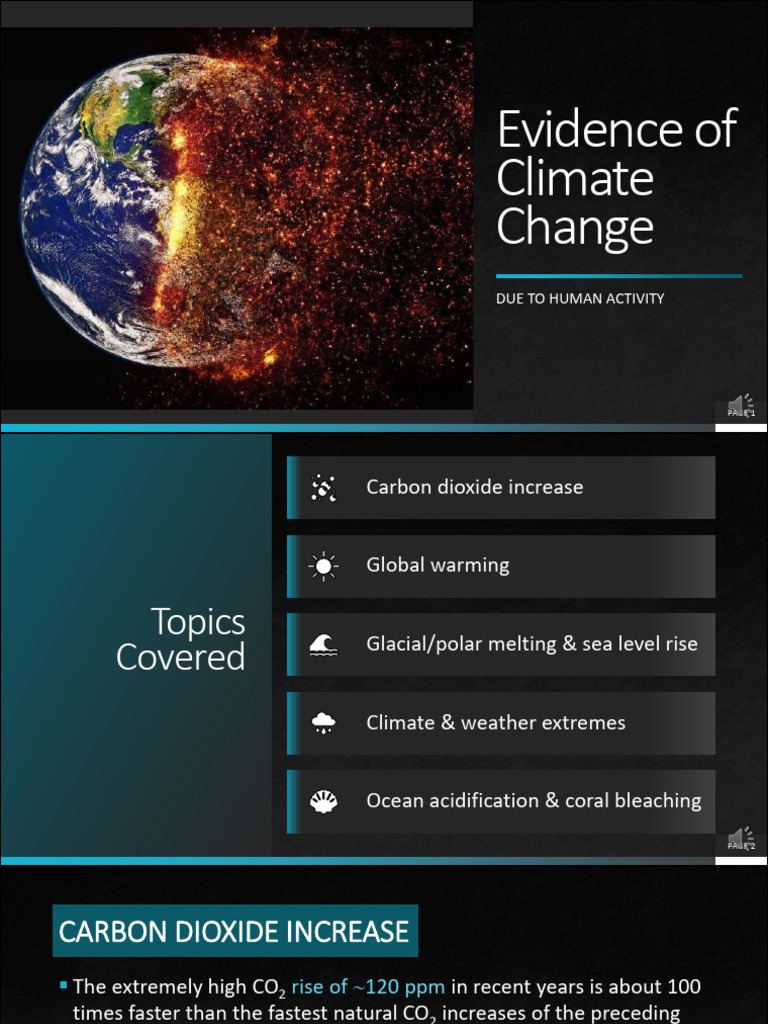 Lecture - Evidence of Climate Change | PDF