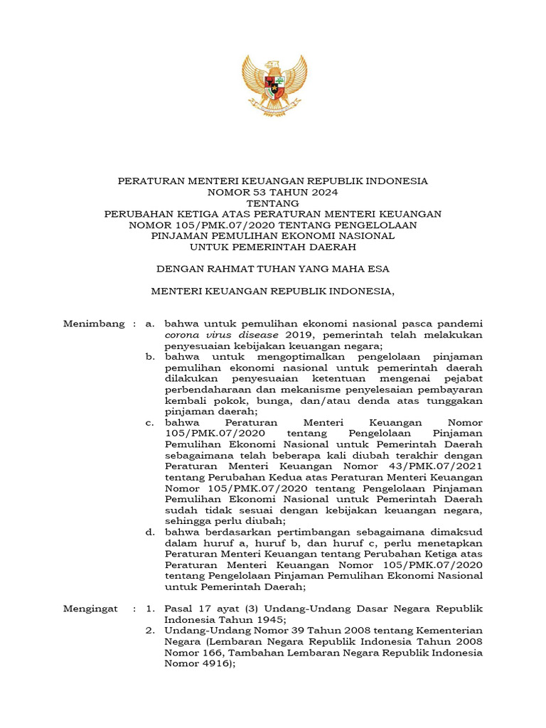 2024 Pmkeuangan 053 | PDF