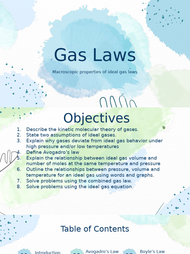 Gas Laws | PDF | Gases | Temperature