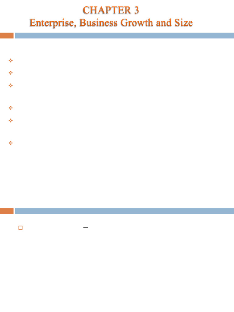 Enterprise Business Growth and Size | PDF