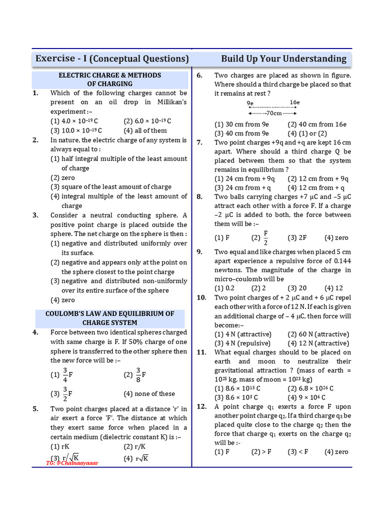 Analyzing Electric Charges and Forces | PDF | Force | Science & Mathematics