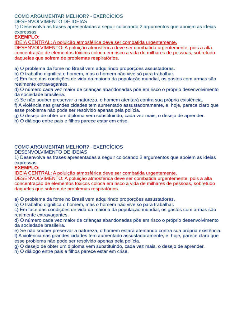 Como Argumentar Melhor | PDF