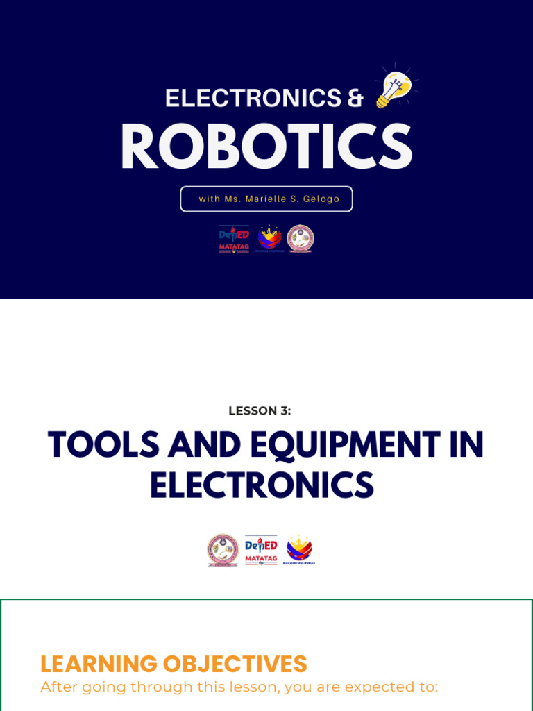 Electronics-and-Robotics_Q1_LESSON-3 | PDF