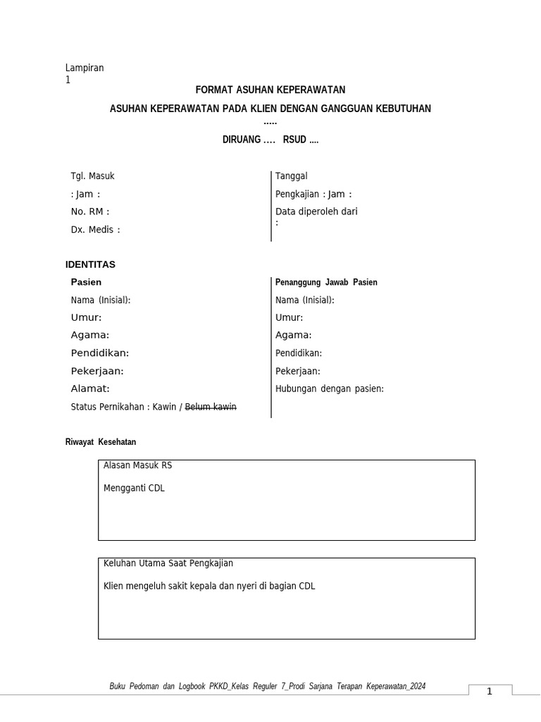 Format Askep CKD | PDF