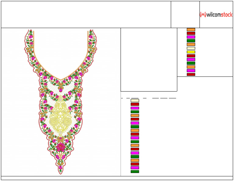 Neck Design Print | PDF | Textile Arts