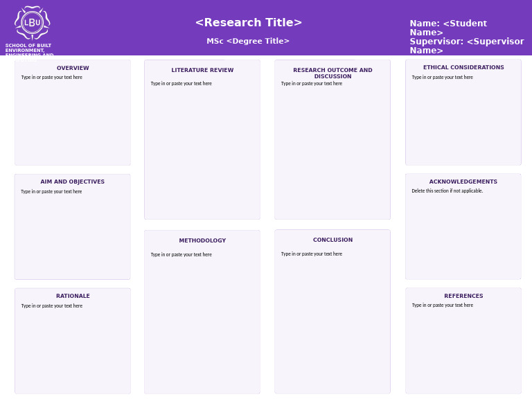 MSC Poster Template | PDF