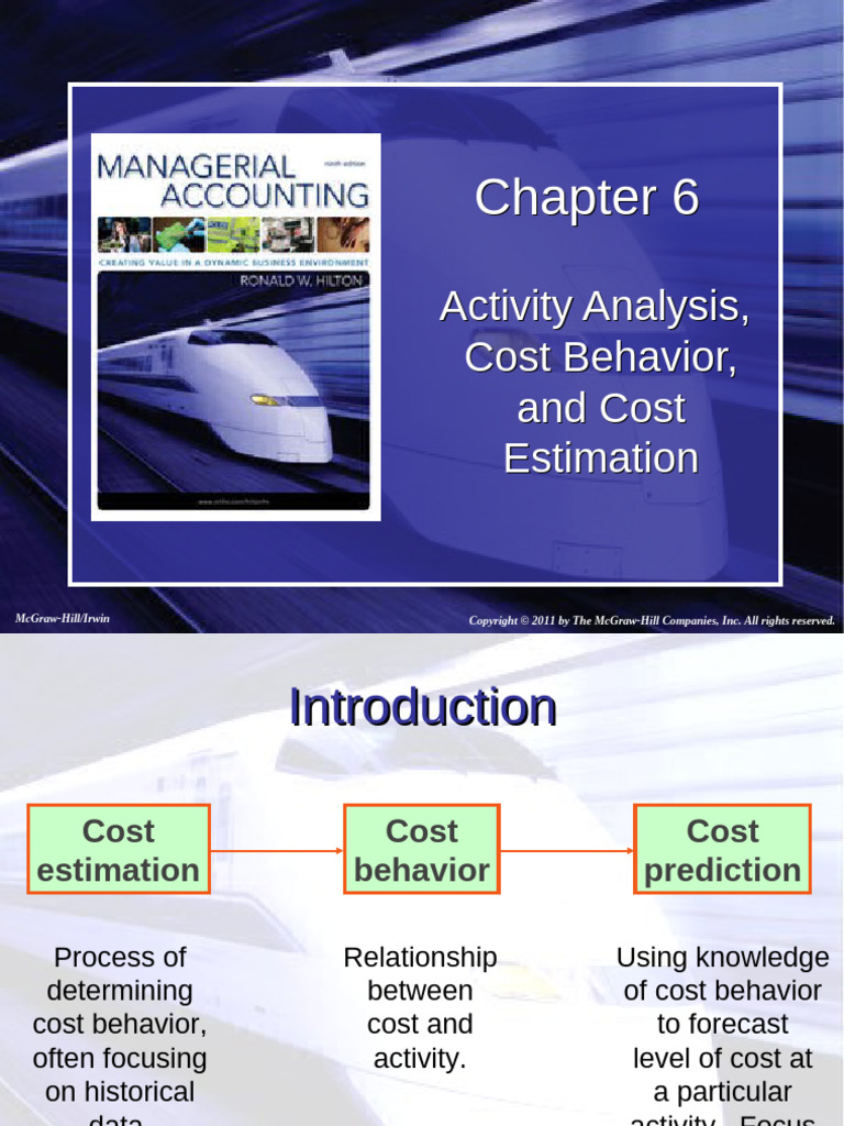 Chap006 Activity Analysis, Cost Behavior, and Cost Estimation | PDF | Forecasting