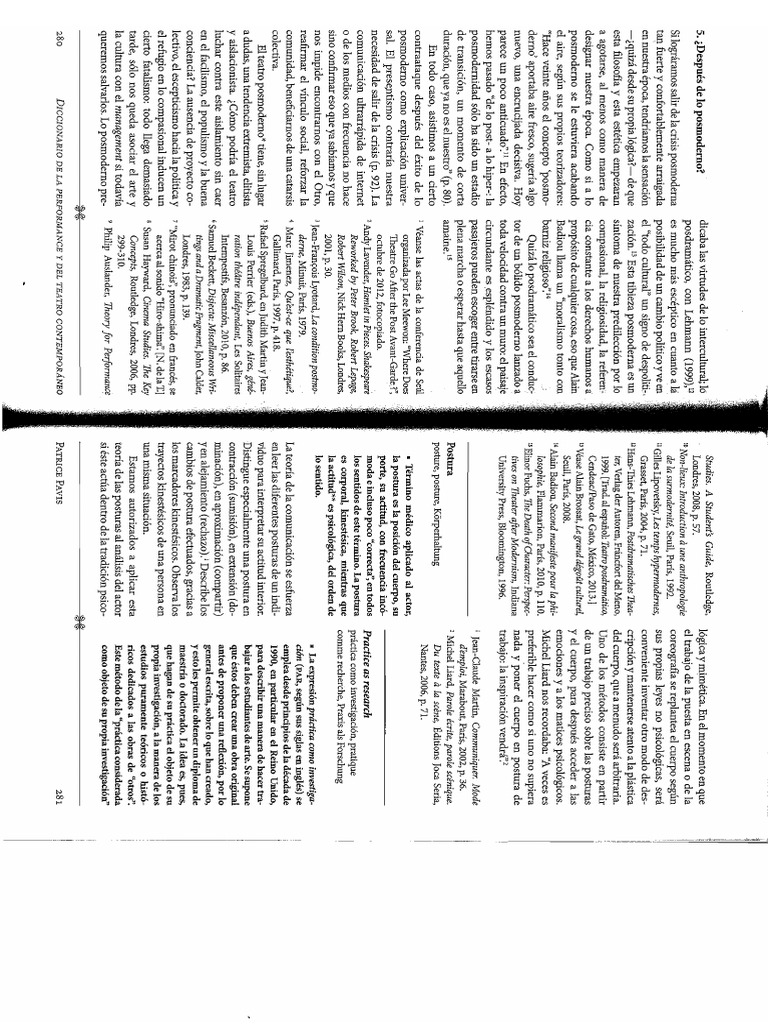 Patrice Pavis Practice As Research | PDF