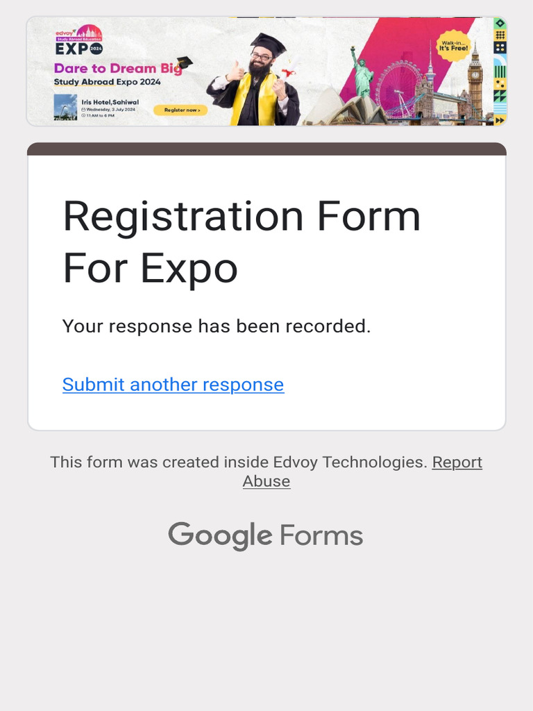 Registration Form for Expo | PDF