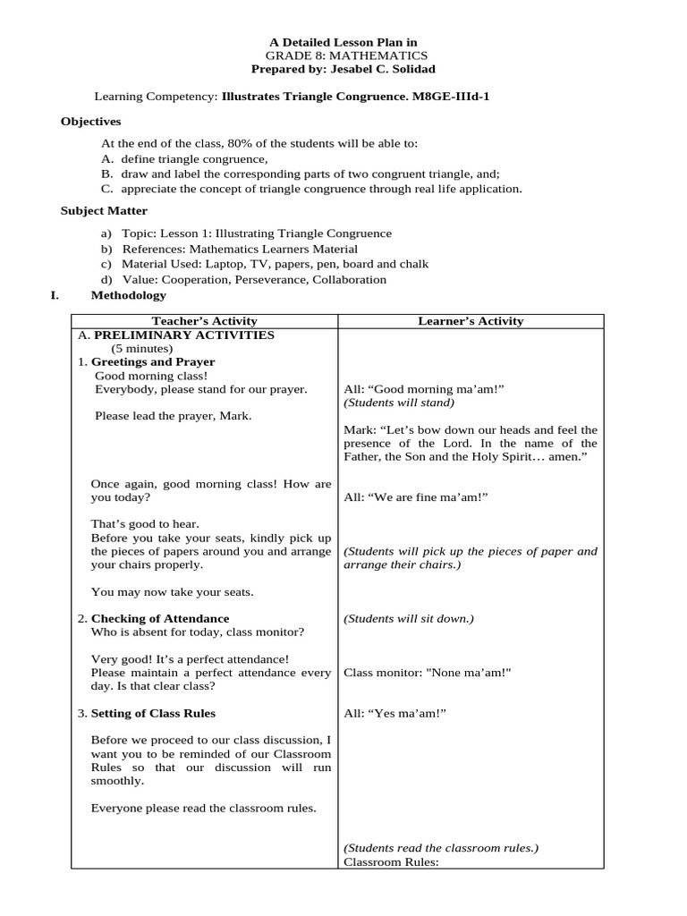 LESSON PLAN-final | PDF