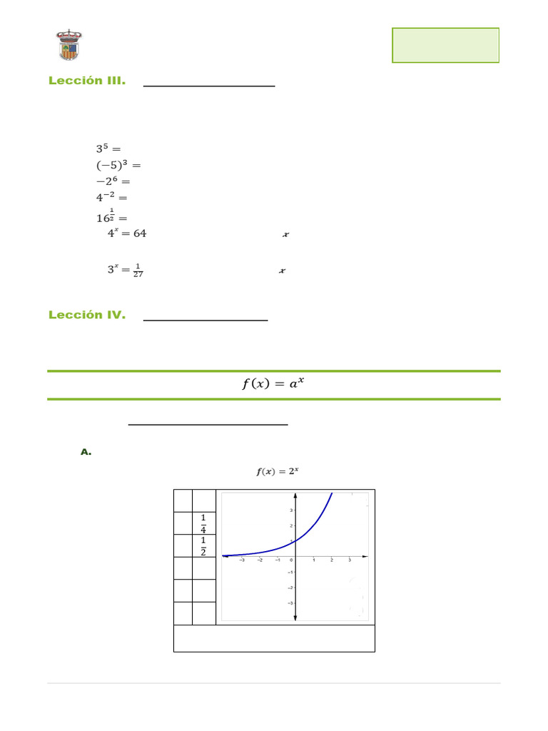 Guía de Aprendizaje 2 F.exponencial y Aplicaciones 11° | PDF