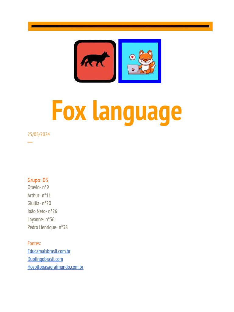 Fox Language: App for Child Literacy | PDF | Wellness