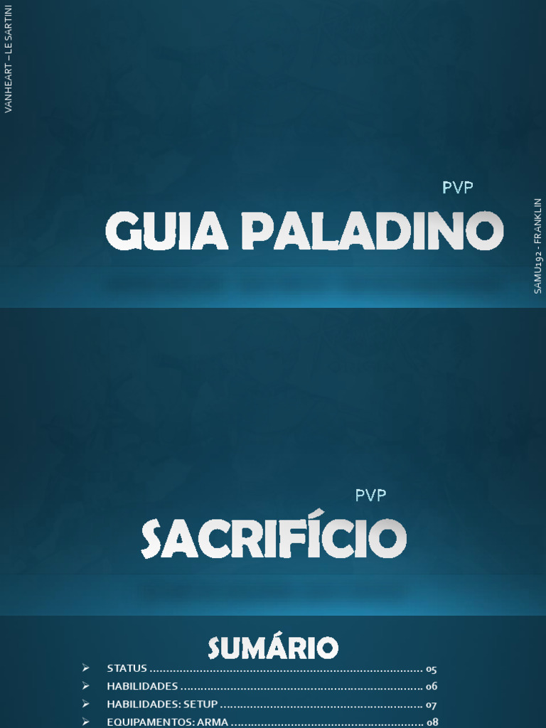 Guia Paladino PVP | PDF