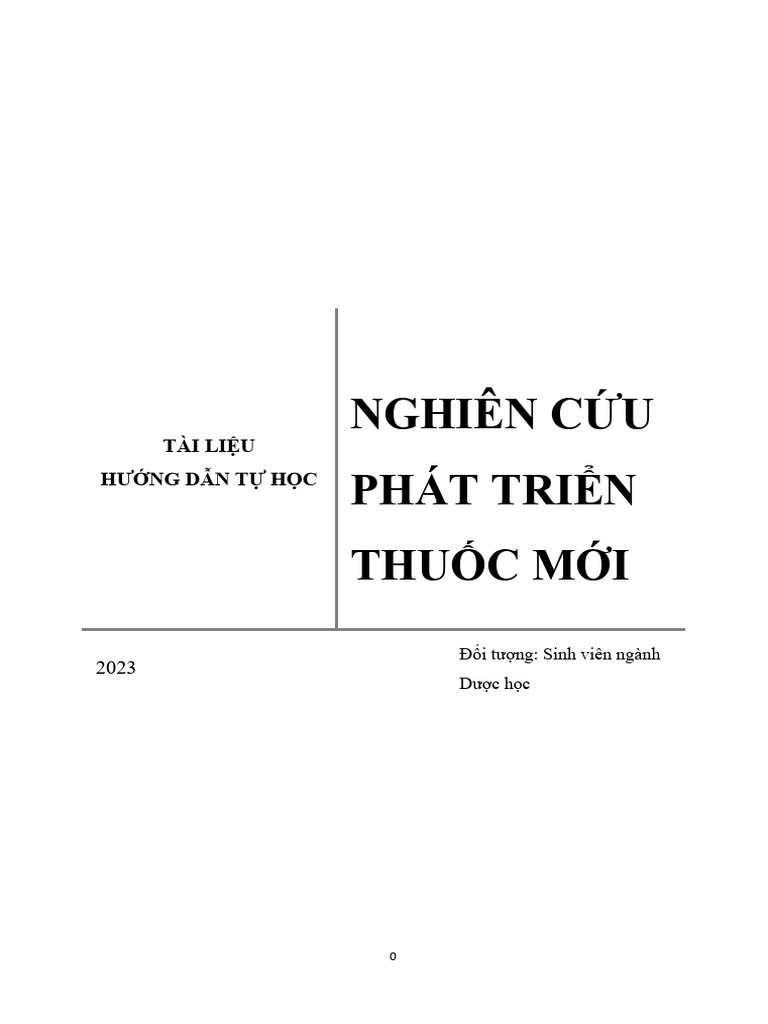 HD Tu Hoc NCPT Thuoc Moi - 2023-2024 | PDF