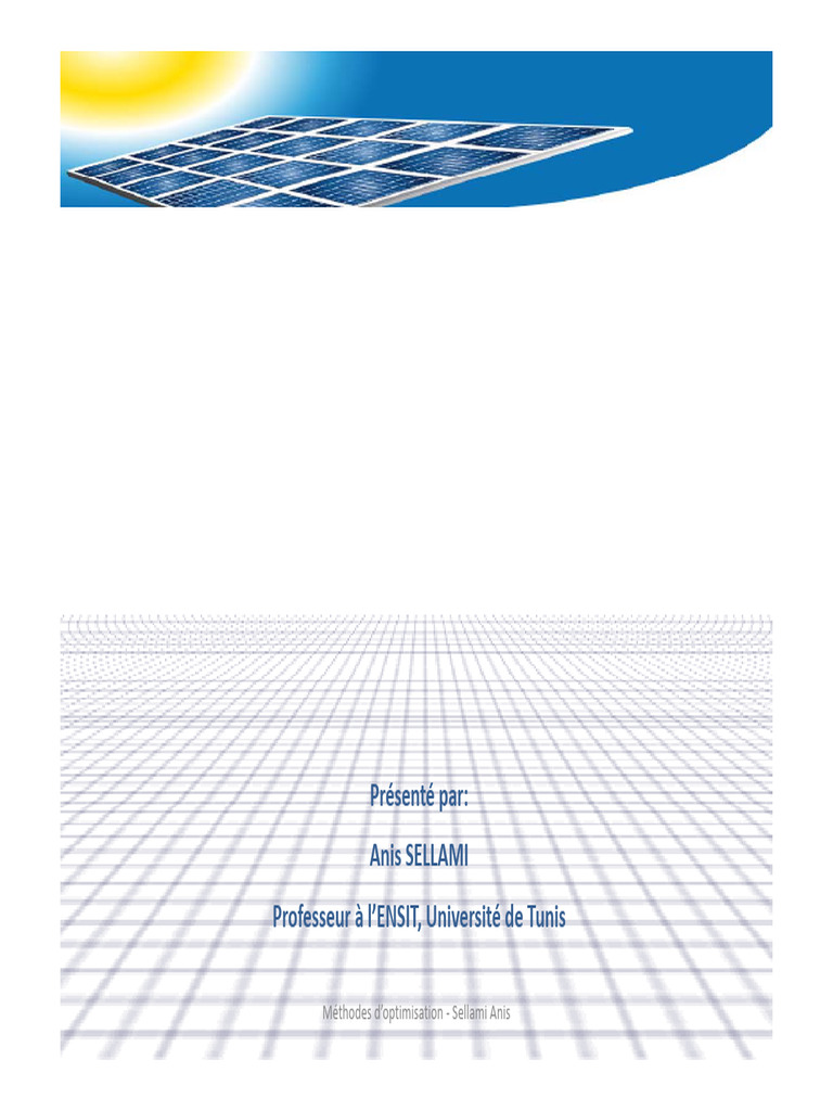 Méthodes D'optimisation | PDF