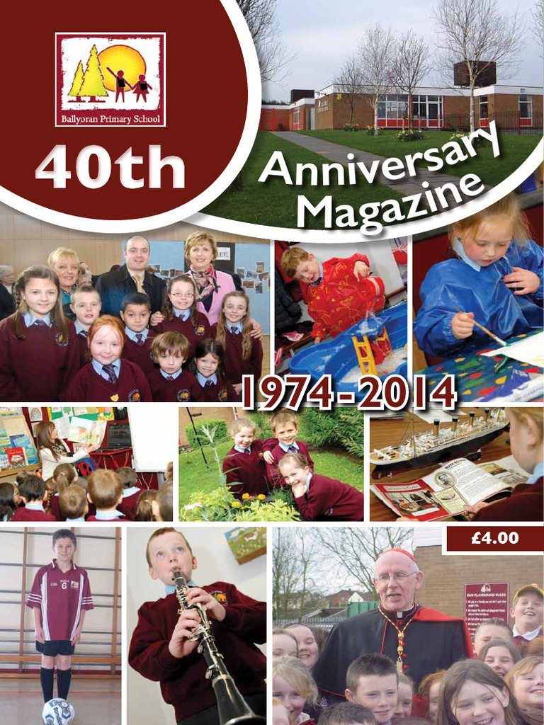 40 Th Anniversary School Magazine | PDF
