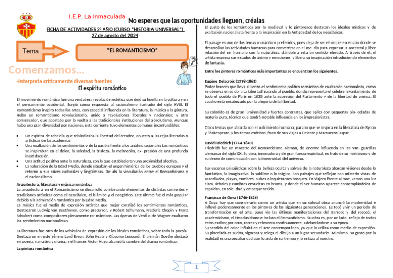 HISTORIA DEL UNIVERSAL CLASE 1-1 | PDF