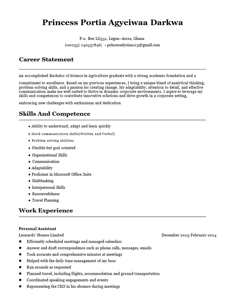 Princess Portia Agyeiwaa Darkwa 4 | PDF