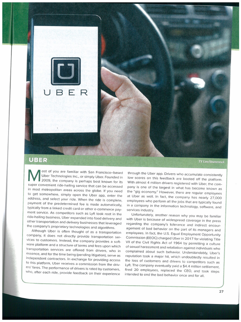 Chapter2 (Uber) | PDF