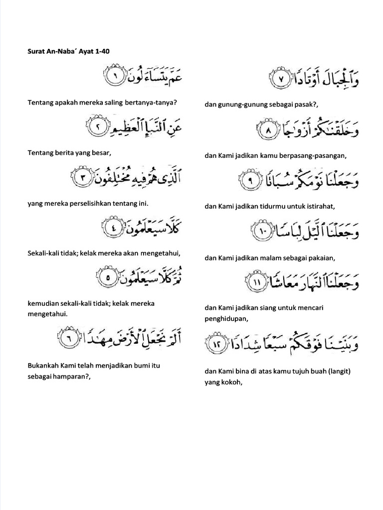 PDF Surat An Naba Compress | PDF