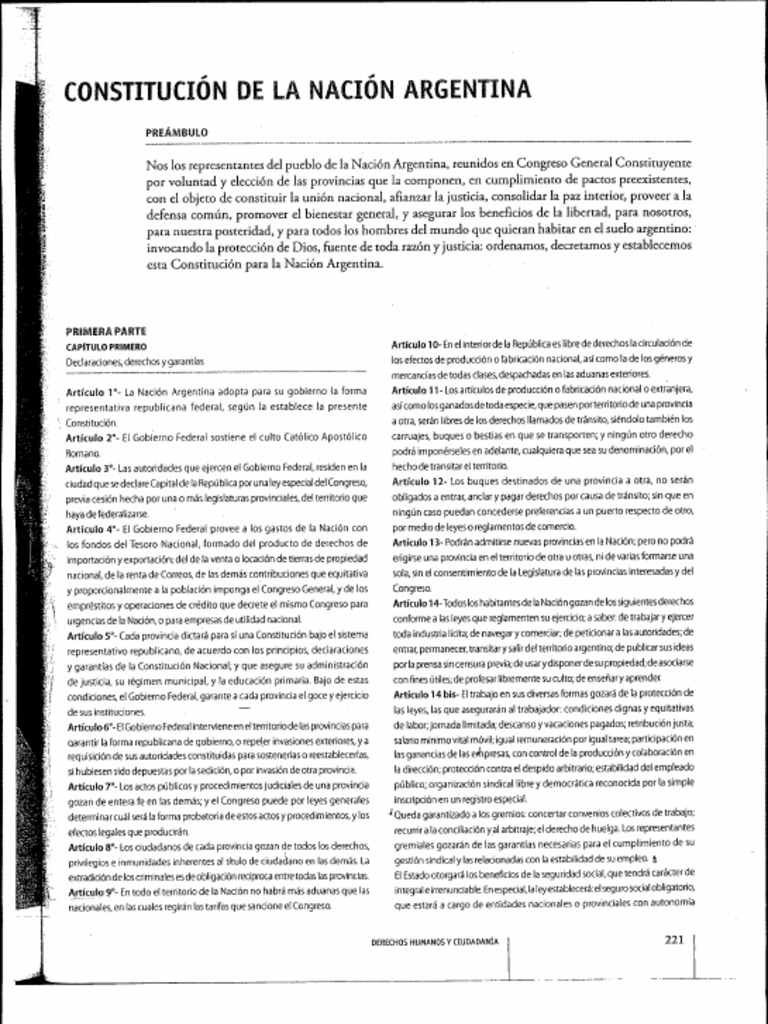 Constitucion Nacional Pdf