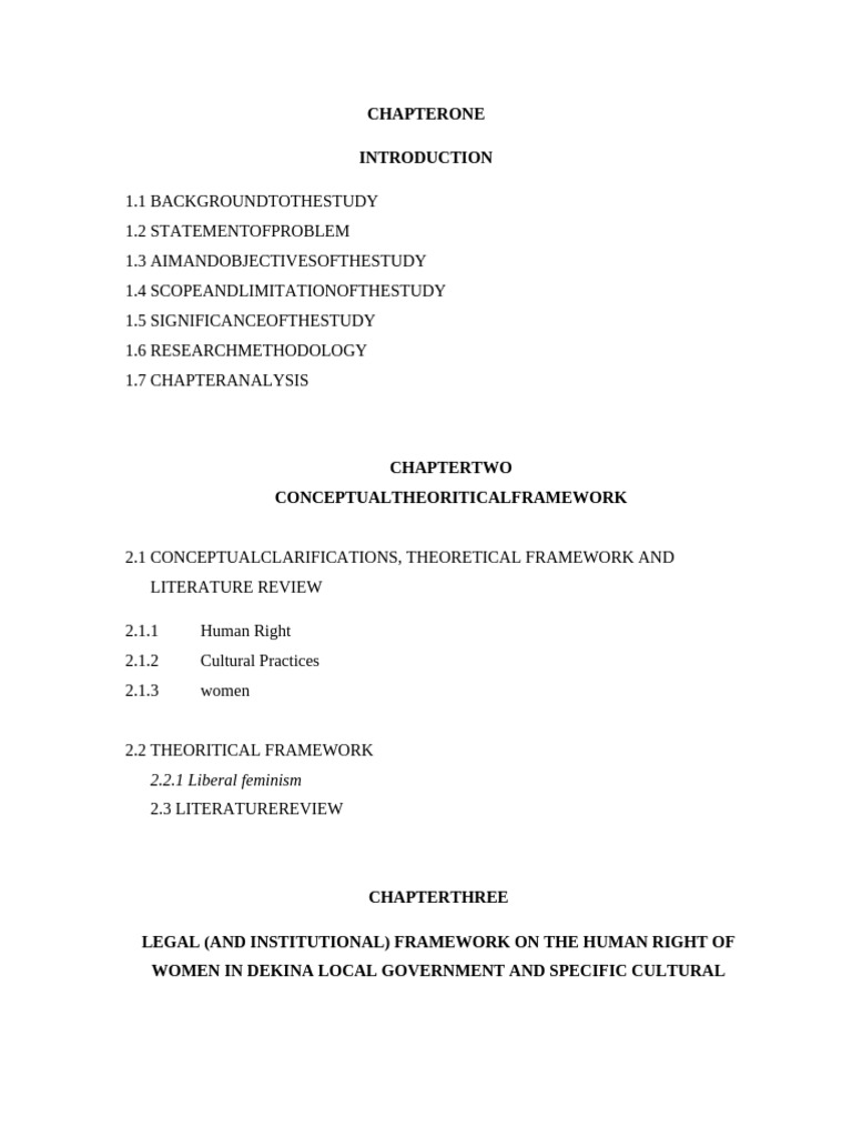 My Chapterization Chapterization | PDF