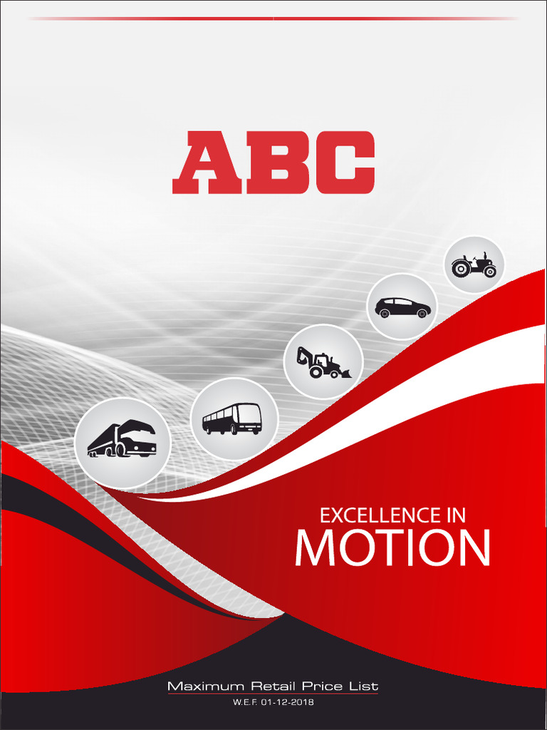 ABC Bearing List 2018 12 | PDF