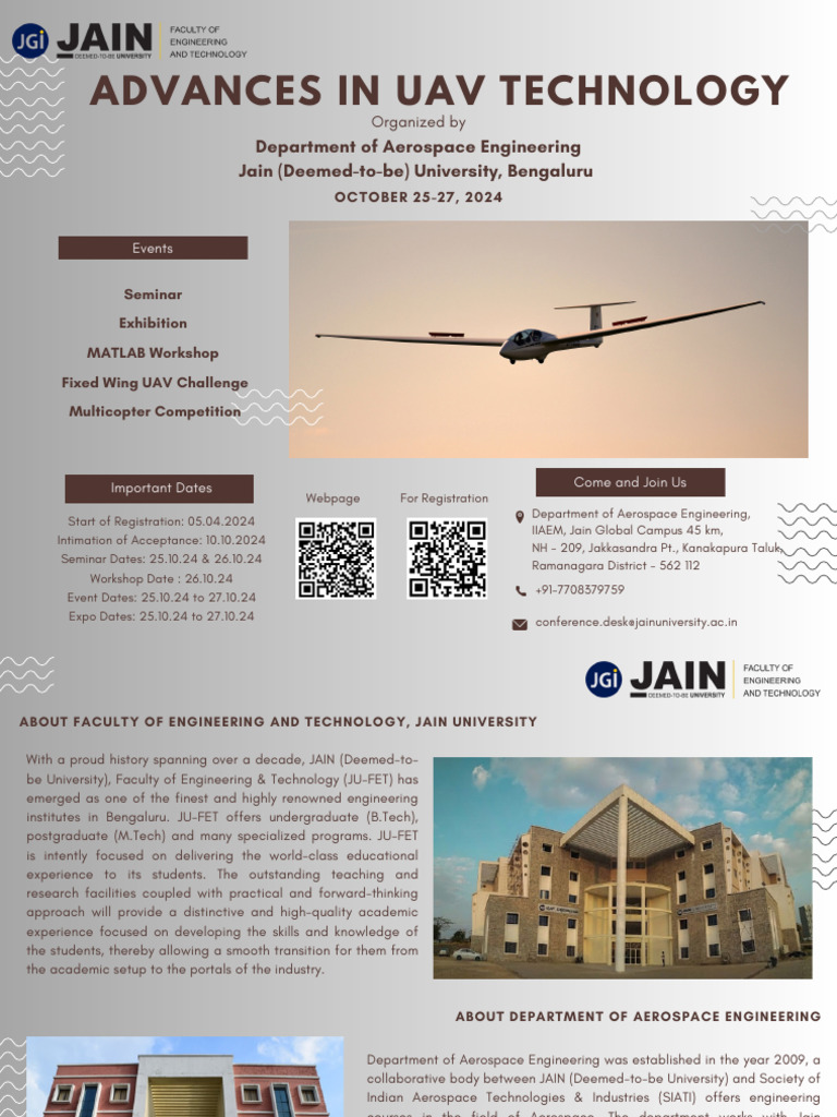 Advances in UAV Technology - Brochure | PDF