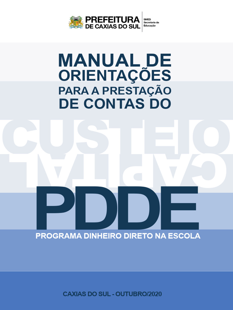 Manual PDDE | PDF