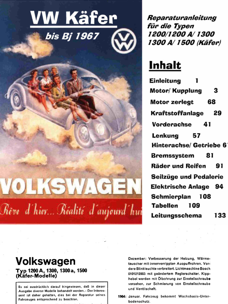 VW MOTOR BOXER (Beetle Käfer Kaefer VW Volkswagen KDF ...