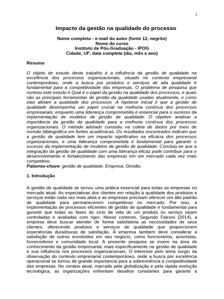 Artigo Cientifico | PDF