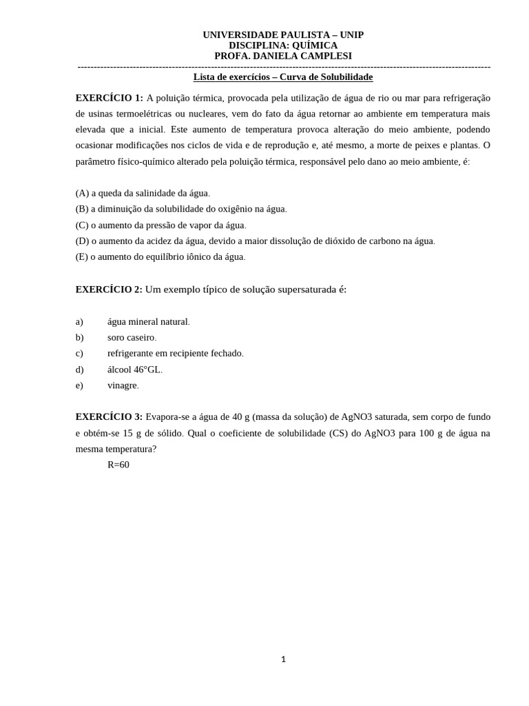 LISTA 2 2024 | PDF