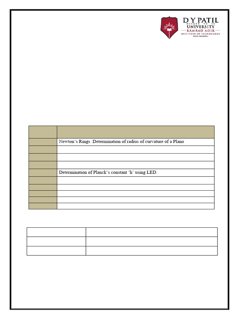 Physics Lab Manual 2023-24 | PDF
