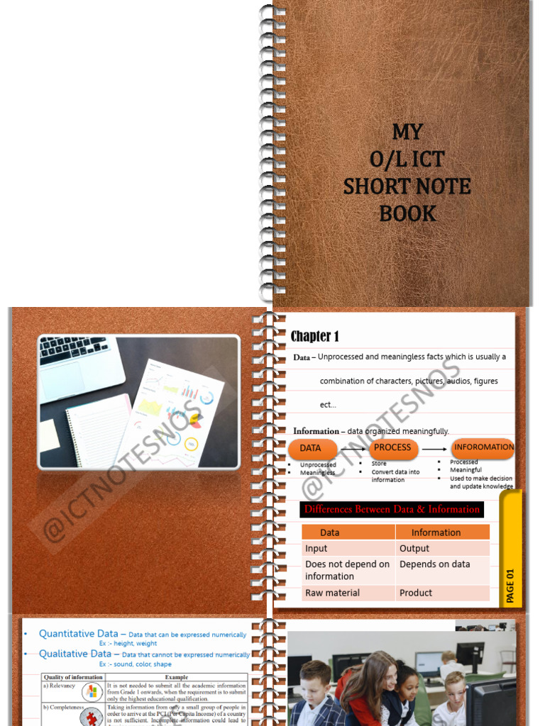 ShortNote Book ICT | PDF