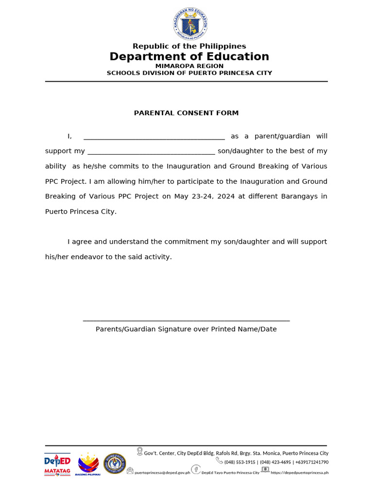 Parents Consent | PDF