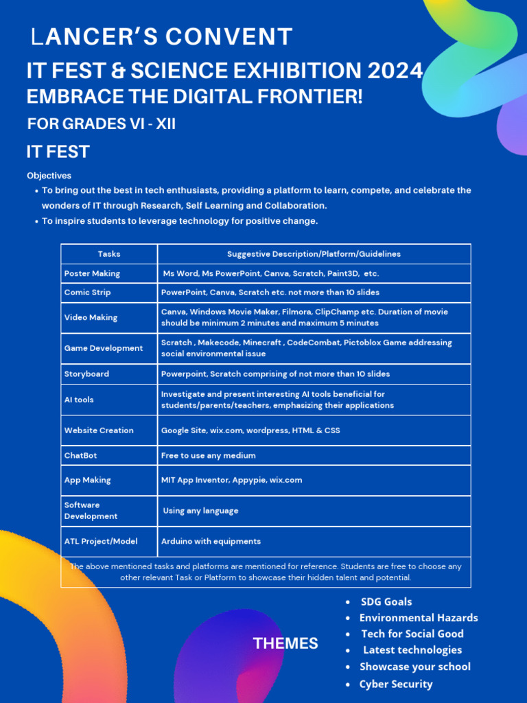 It Fest & Science Exhibition 2024 | PDF