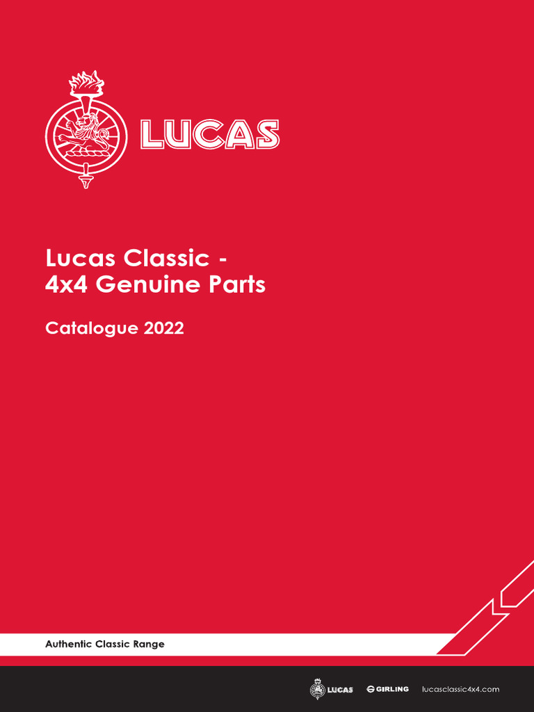 Lucas Classic 4x4 Catalogue 53 | PDF