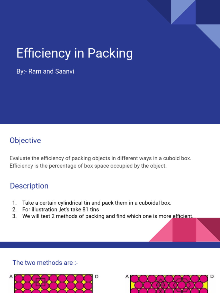 Efficiency in Packing | PDF