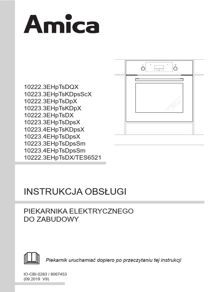 Instrukcja Obslugi AMICA EB8541B Fine | PDF