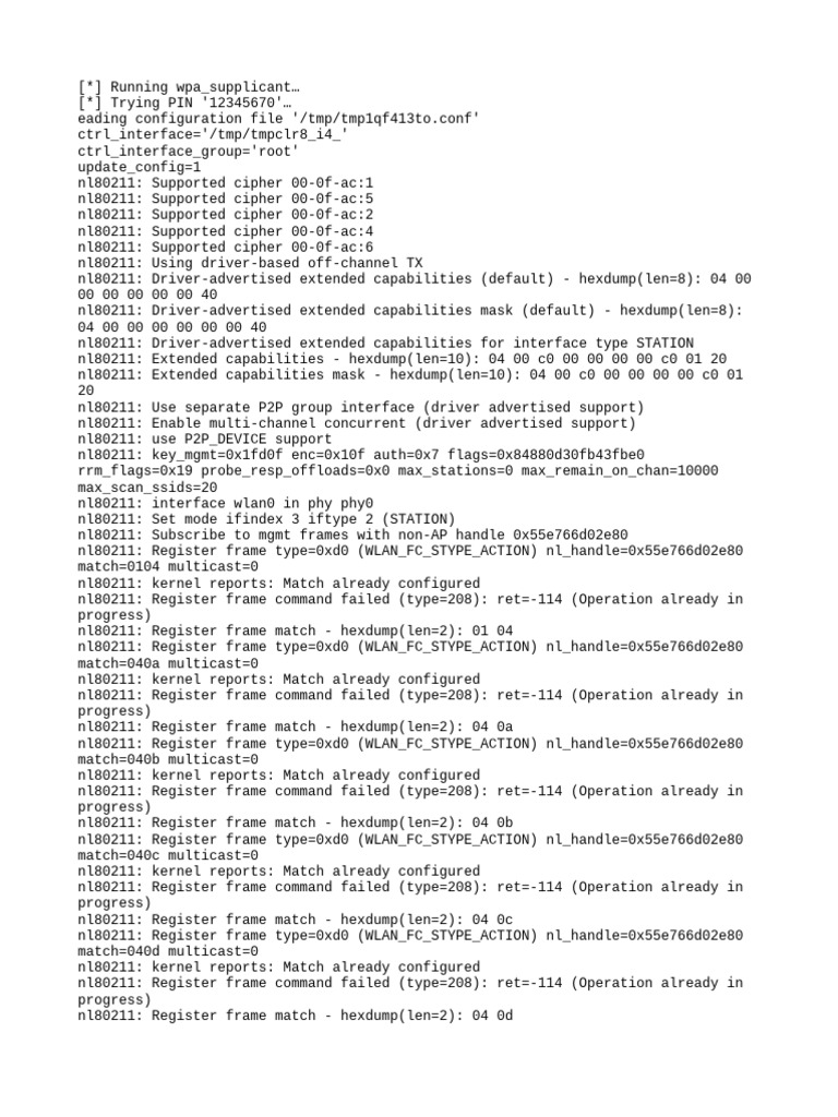 Wps Wifi Error | PDF