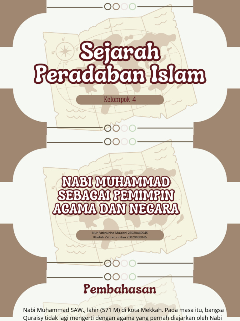 Nabi Muhammad: Pemimpin Agama dan Negara | PDF