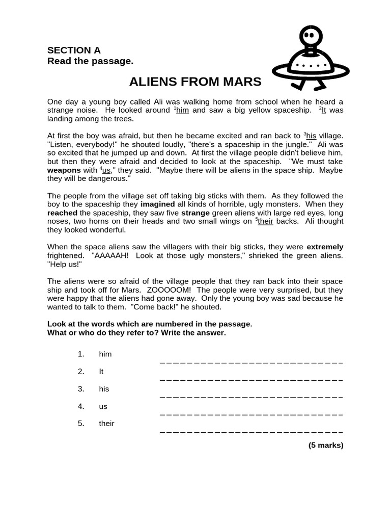 Aliens From Mars | PDF