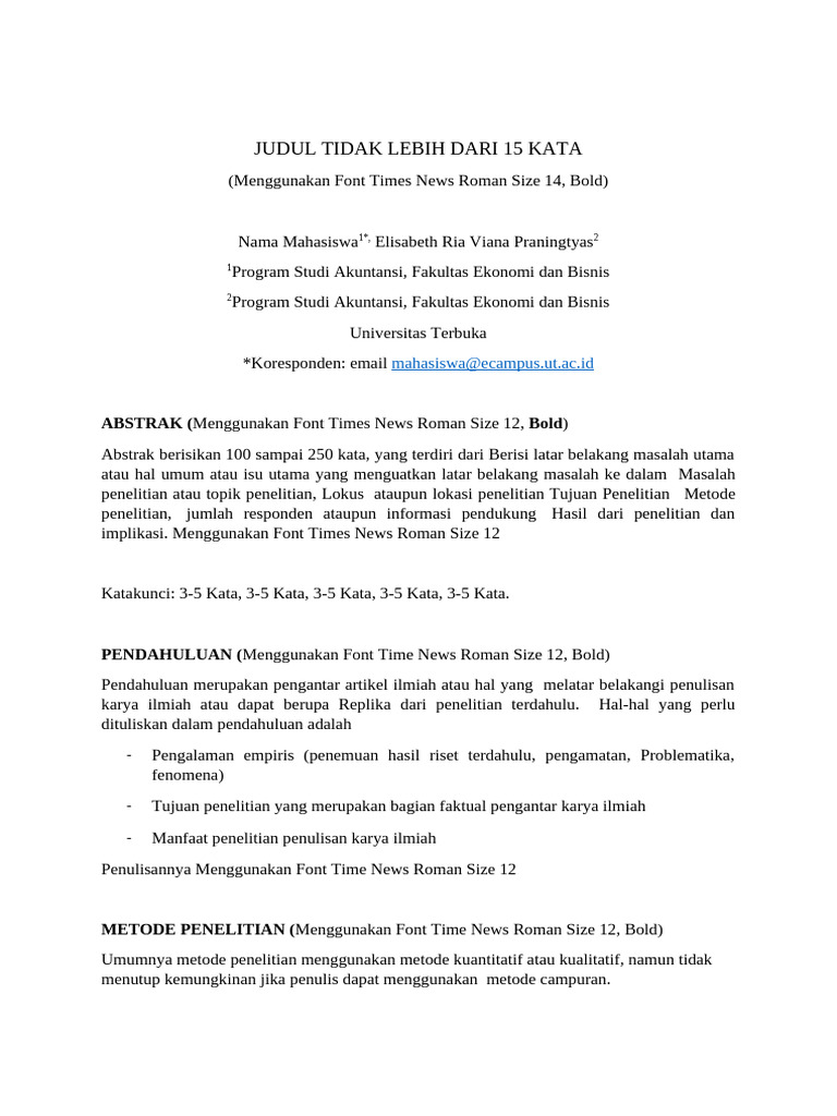 Template Tugas 4 KARIL | PDF