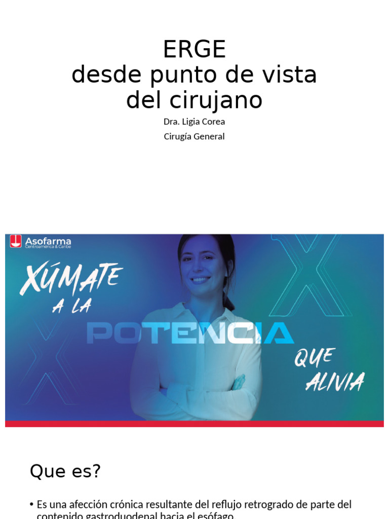 ERGE | PDF | La enfermedad por reflujo gastroesofágico | Acidez